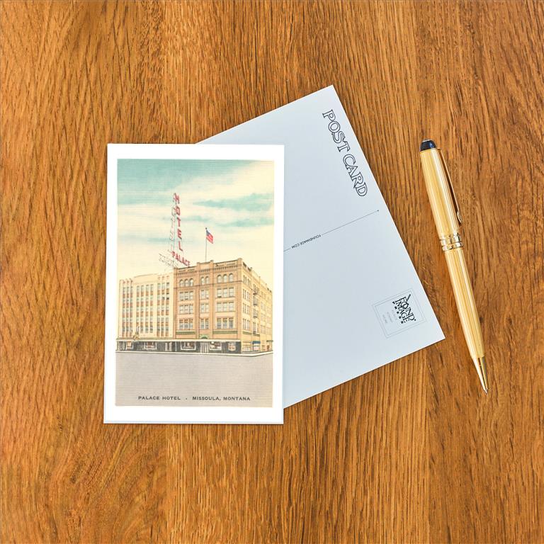 Palace Hotel, Missoula, Montana Vintage Image, Montana MT-335 – Found Image Press Inc.